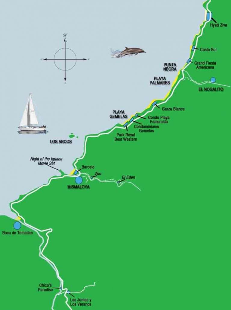 Mismaloya Map - Vallarta Information